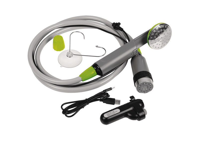 Camping Shower with Electrical Canister-Battery-Pump, 41,40 CHF