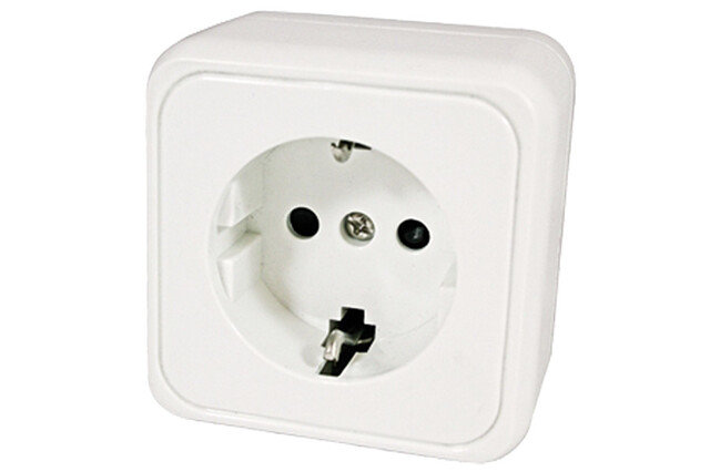 Steckdose einzeln 230 V / Farbe weiß, 7,85 CHF