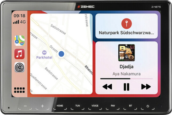 Infotainer ZENEC Z-N875 1-DIN 9 Zoll Display, DAB+, Apple Carplay und, 533,15 CHF