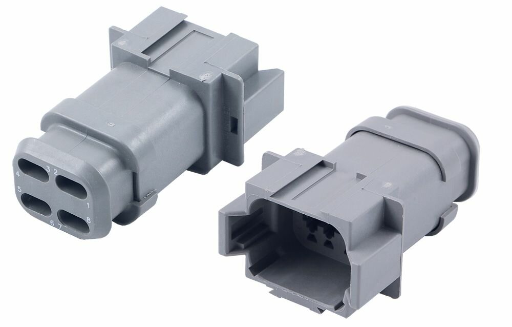 "Deutsch" Steckdose - 8 pol. mit Adapter, 23,80 CHF