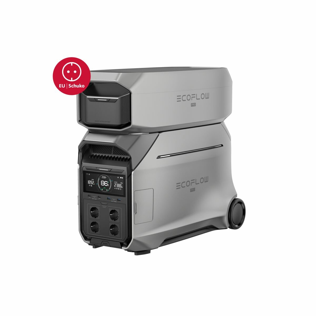 EcoFlow Power Station Delta Pro 3 und Zusatzbatterie im Set mit EU-St, 5033,75 CHF