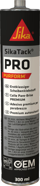 Scheibenklebstoff SikaTack Pro Purform - 300 ml - Schwarz, 19,95 CHF